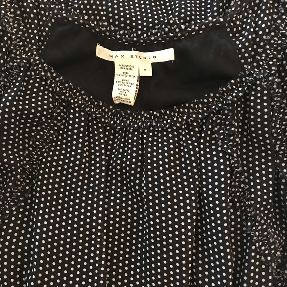 Max Studio | Dresses | Max Studio Blackwhite Polka Dot Dress | Poshmark